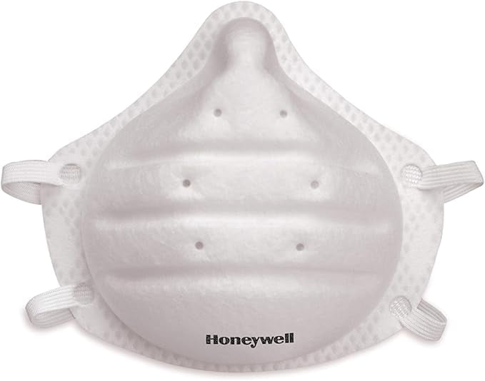 Honeywell Home N95 NIOSH-Approved Molded Cup Disposable Respirator Mask ...