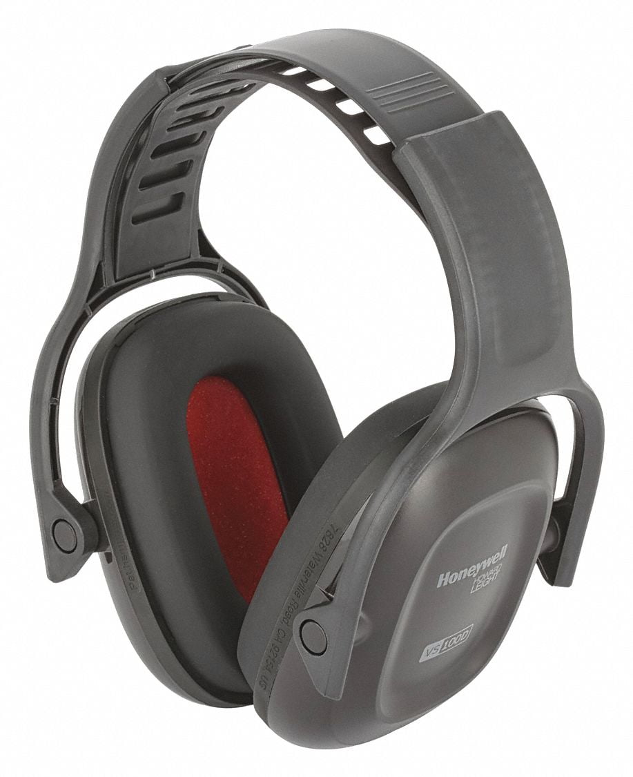Honeywell Howard Leight Ear Muffs, Over-the-Head, 20 dB NRR, Black ...