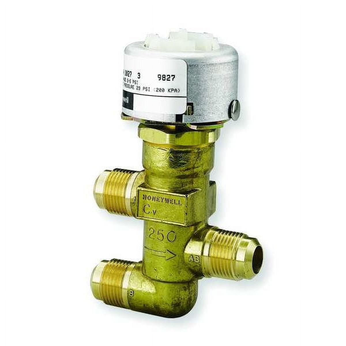 Honeywell Hydronic Globe Valve, Brass, Three-Way VP526A1027/U - Walmart.com
