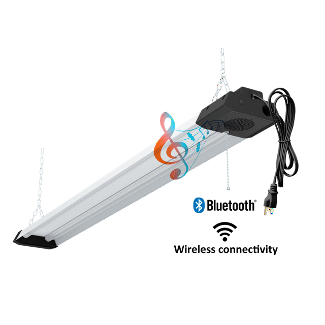 Honeywell LED Shop Light with Built-in Bluetooth Speaker, 5000 Lumens ...