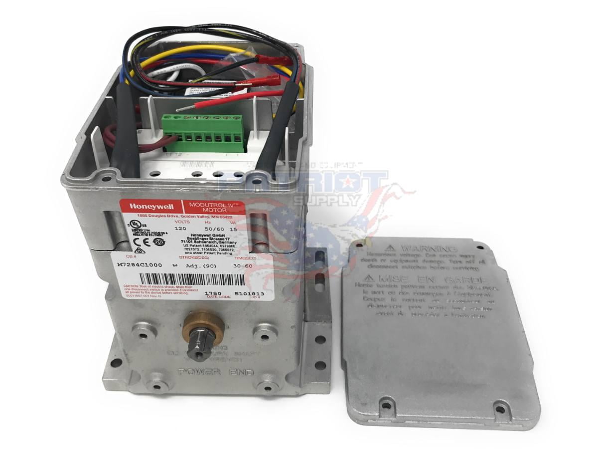 Honeywell M7284C1000 Modutrol IV Motor, 120Vac, Non Spring Return ...