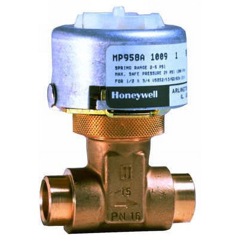 Honeywell MP958A1009 Direct acting, low force, valve actuator, has a ...