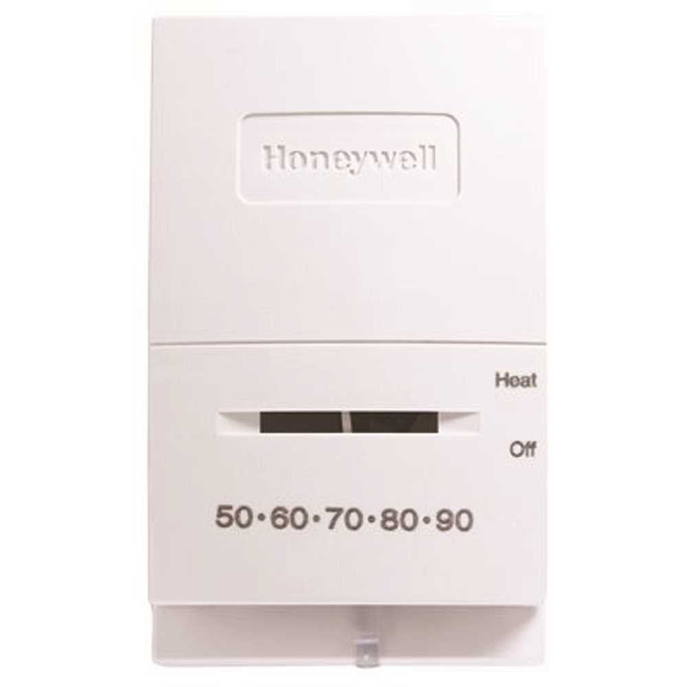 Honeywell Mercury-Free Thermostat, 24 Volts, Heat Only, White - Walmart.com