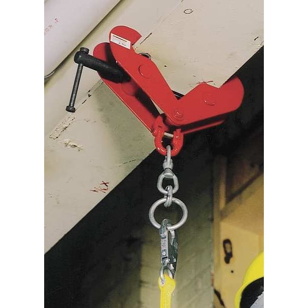 Honeywell Miller Beam Clamp,Swivel D-Ring 455/ - Walmart.com