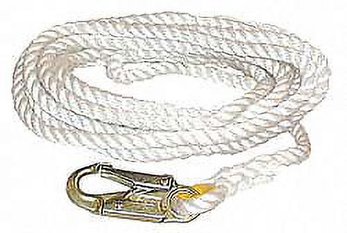 Honeywell Miller Positioning Lanyard,White,Fixed 198RLS-2-Z7/50FTWH ...