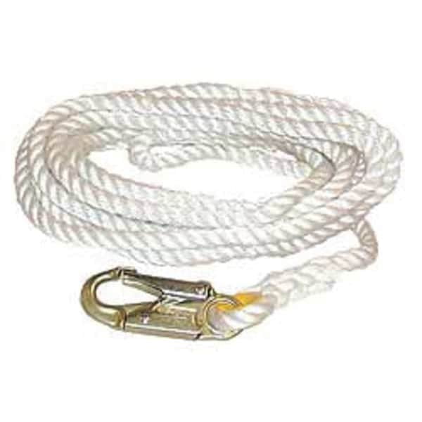 Honeywell Miller Positioning Lanyard,White,Fixed 198RLS-2-Z7/50FTWH ...