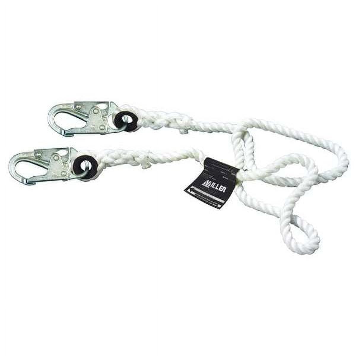 Honeywell Miller Positioning Lanyard,White,Fixed 201RLS-2-Z7/20FTWH ...
