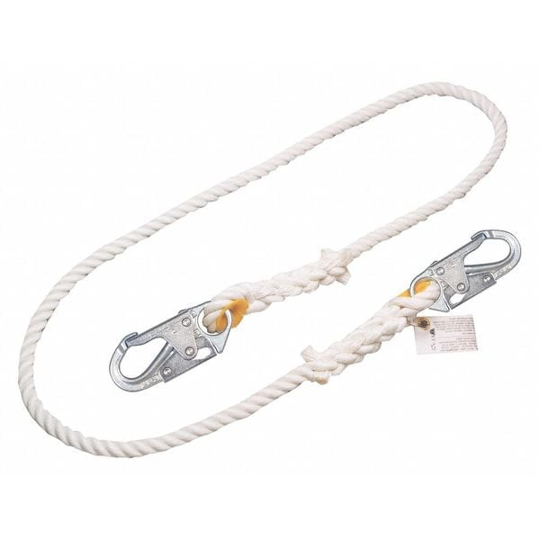 Honeywell Miller Positioning Lanyard,White,Fixed T9111R-Z7/6FTWH ...