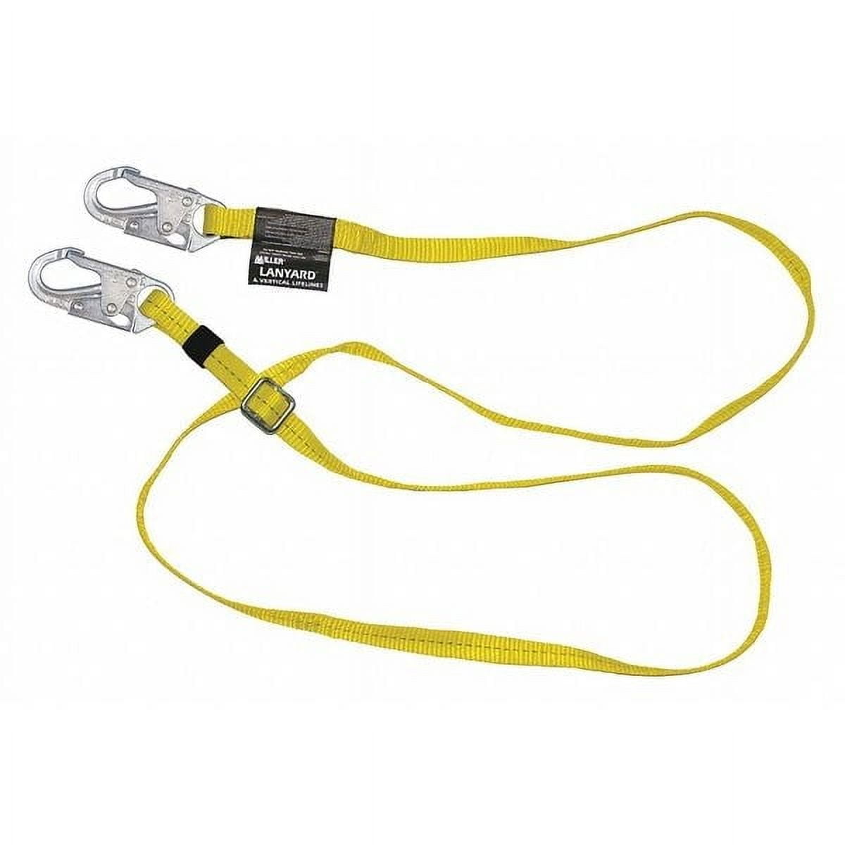 Honeywell Miller Positioning Lanyard,Yellow,Adjustable 210WLS-Z7/6FTYL ...
