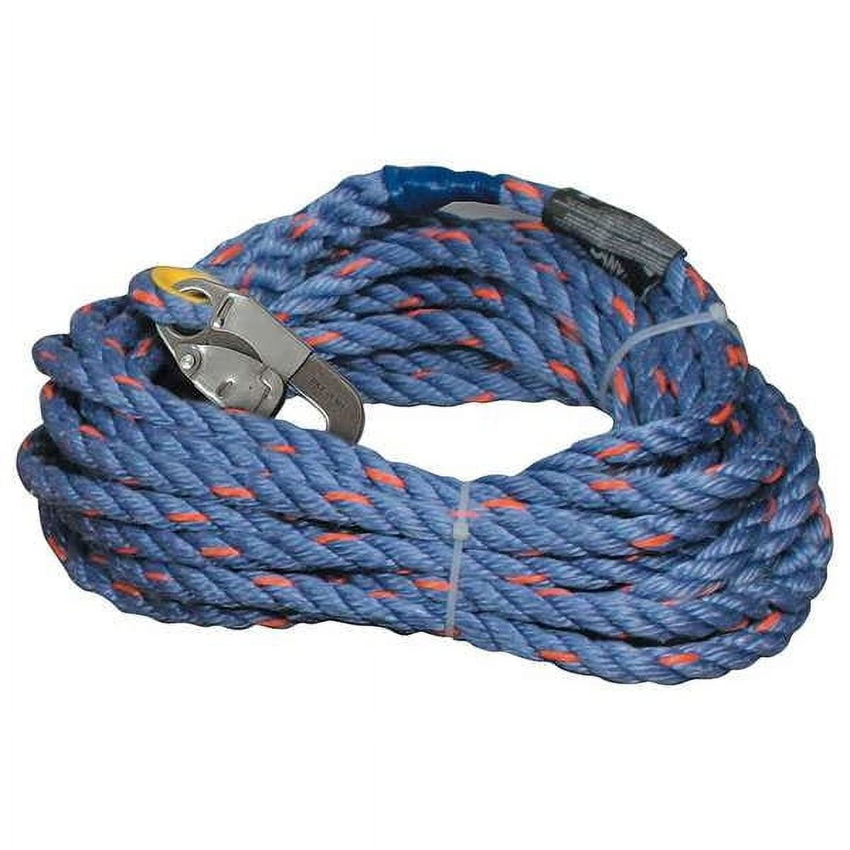 Honeywell Miller Vertical Rope Lifeline,Single Snap Hook 300L-Z7/25FTBL ...