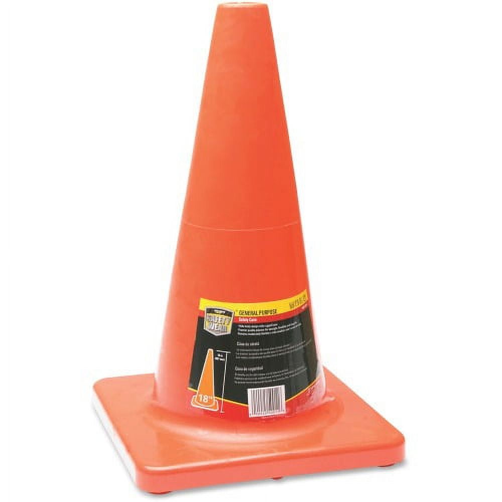 Honeywell Orange Traffic Cone 1 Each - 11" Width x 18" Height - Cone ...