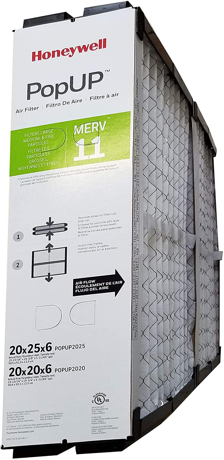 Honeywell POPUP2025 20" x 25" Media Filter - Walmart.com