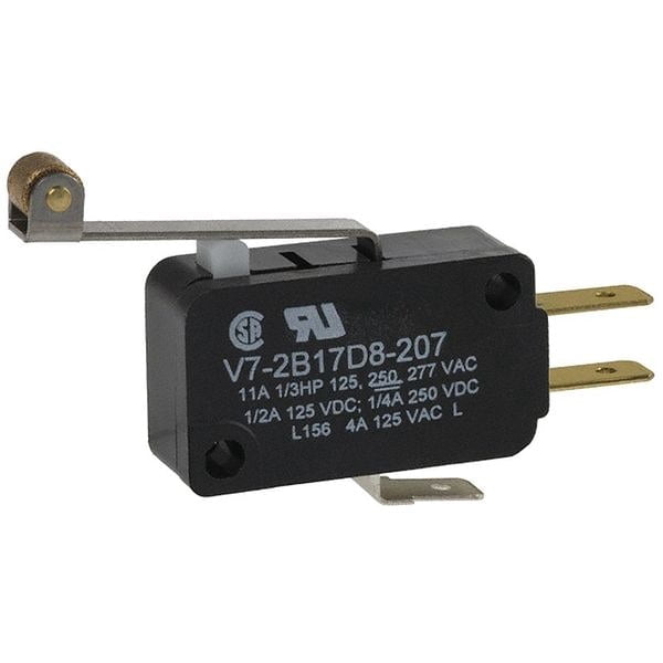 Honeywell Premium Mini Swch,3A,SPDT,Lng Rollr Levr V7-2B17D8-207 ...