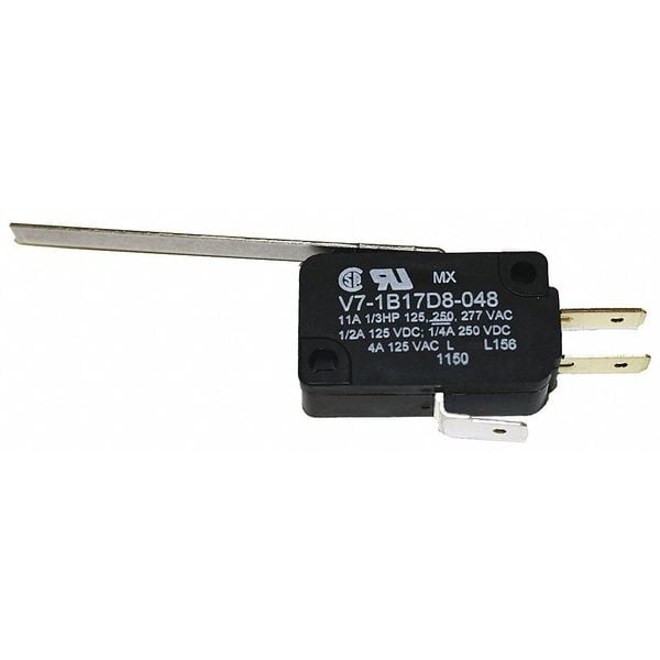 Honeywell Premium Mini Swch,3A,SPDT,Lng Strt Lever V7-1B17D8-048 ...