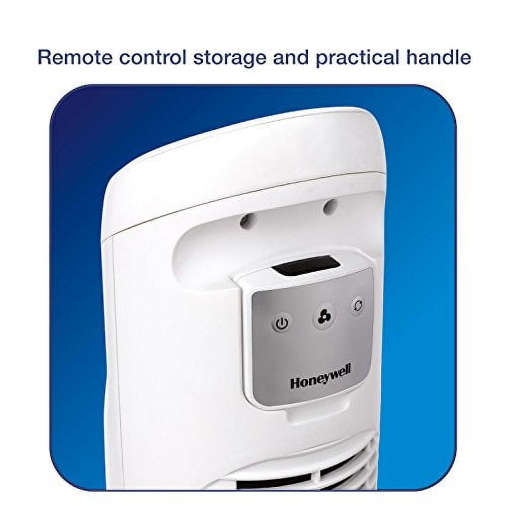 Honeywell QuietSet Whole Room Oscillating Tower Fan (5 Speed Settings ...