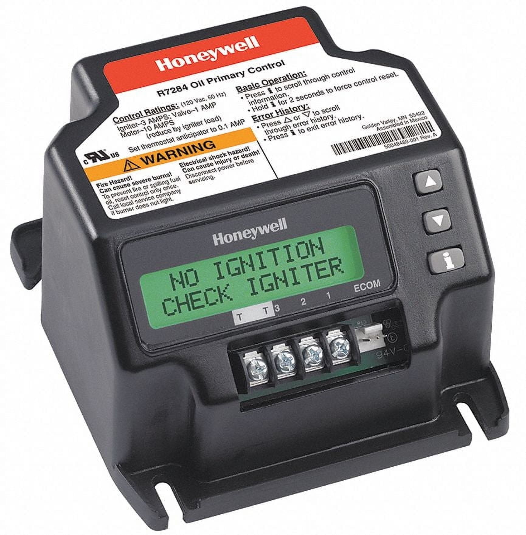 Honeywell Home Oil Primary Control,Junction Box R7284U1004 - Walmart.com