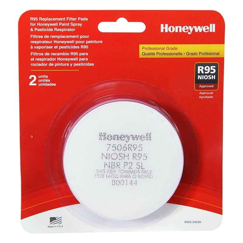 Honeywell RWS-54039 Pre-Filter R/N95 Pads 2 Count - Walmart.com