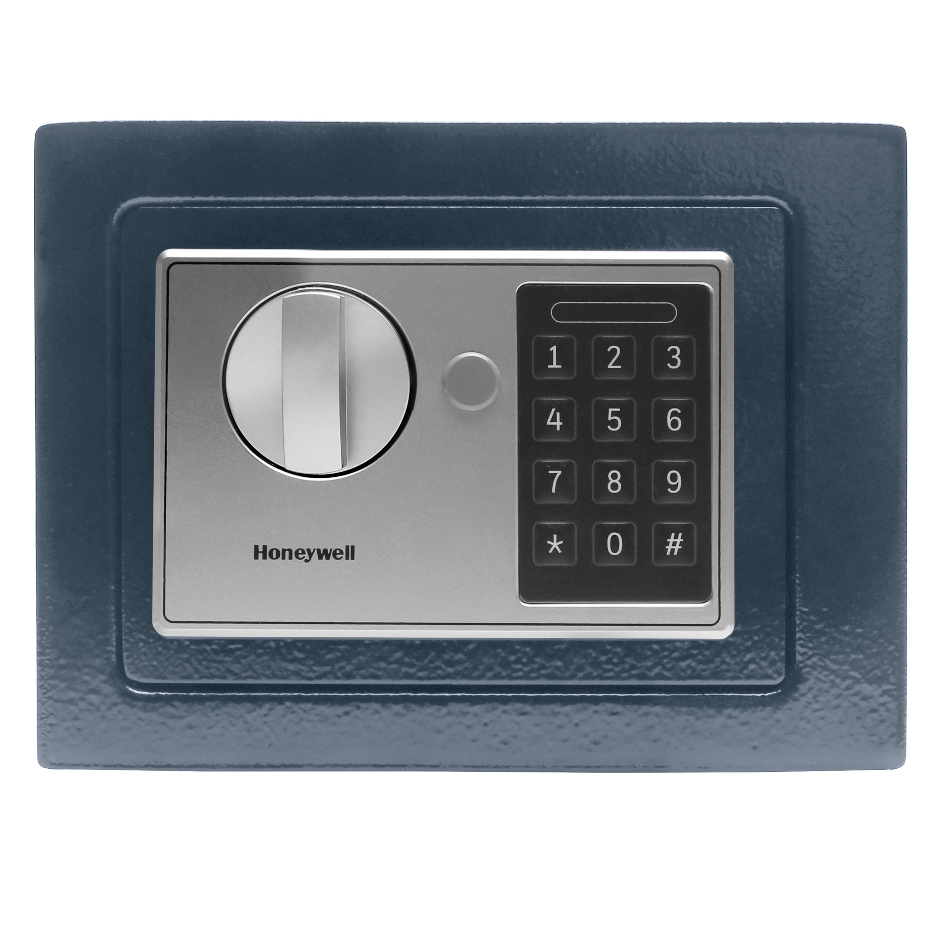 Honeywell Safes, 0.15 Cu ft, Navy Compact Steel Digital Lock Security ...