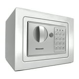 Honeywell Safes, 0.15 Cu ft, White Compact Steel Digital Lock Security ...