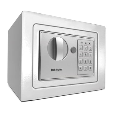 Honeywell Safes, 0.15 Cu ft, Navy Compact Steel Digital Lock Security ...