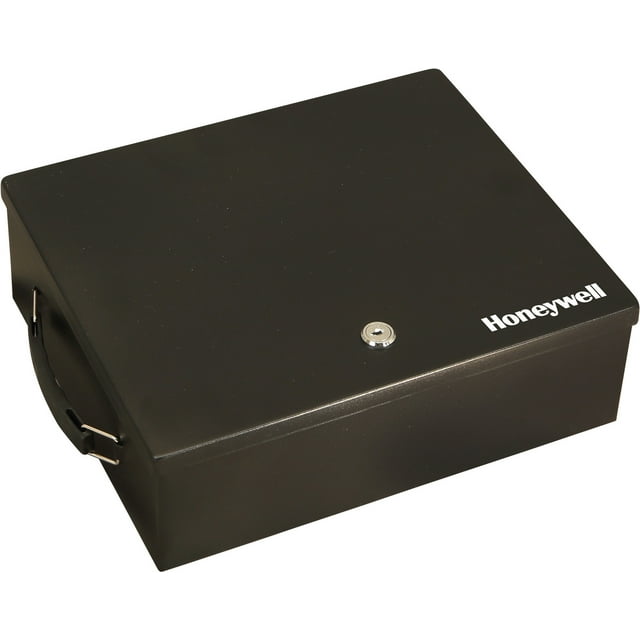 Honeywell Safes, 0.26 Cu ft. Large Black Key Locking Steel Security ...