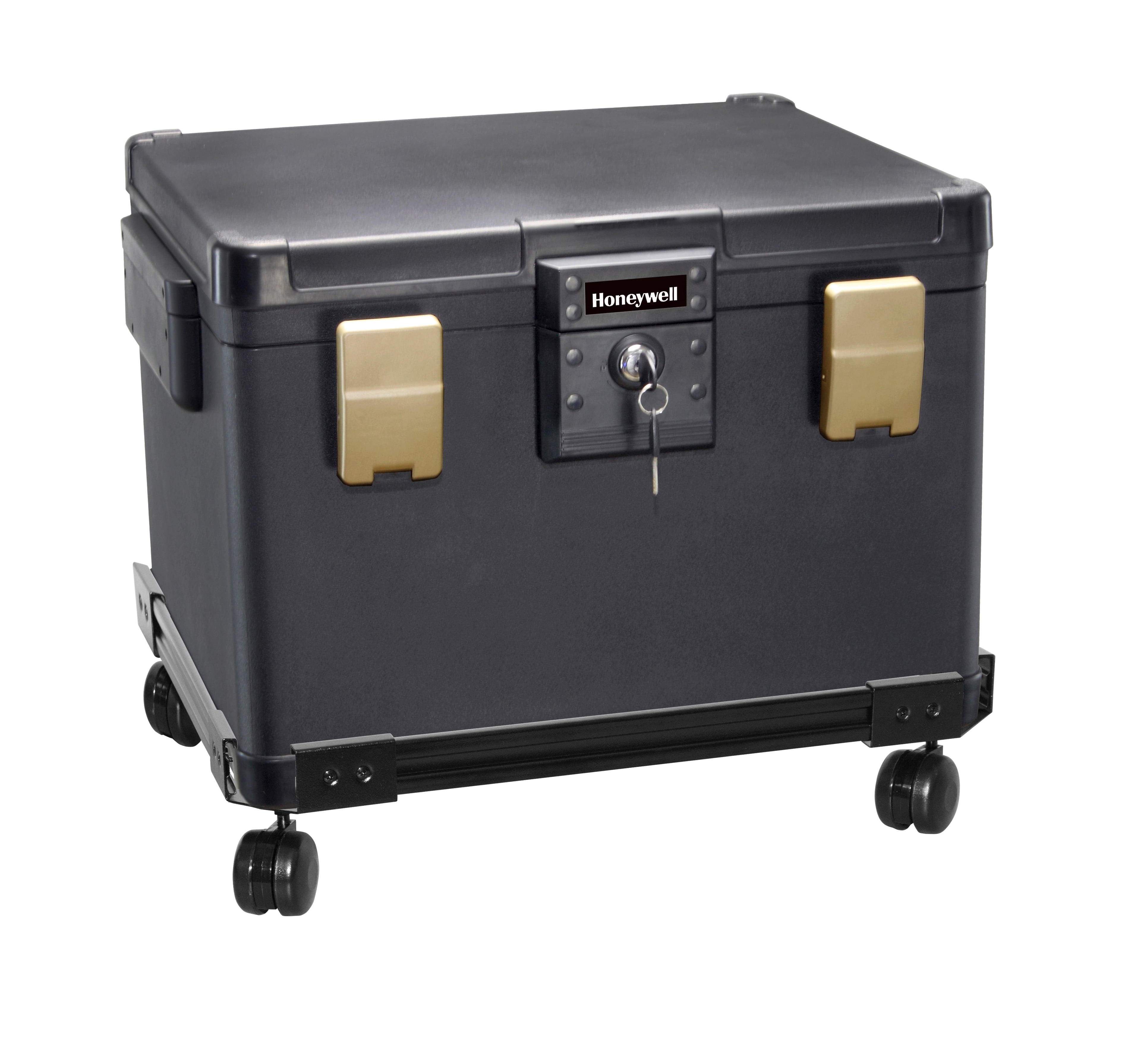 Honeywell Fireproof Box, 1.06 Cu ft, Waterproof Safety Chest with Key ...