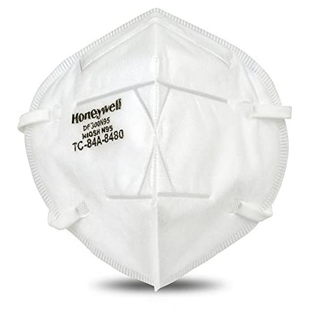 Honeywell Safety N95 DF300 Flatfold Respiratory Face Dust Mask, 20-pack ...