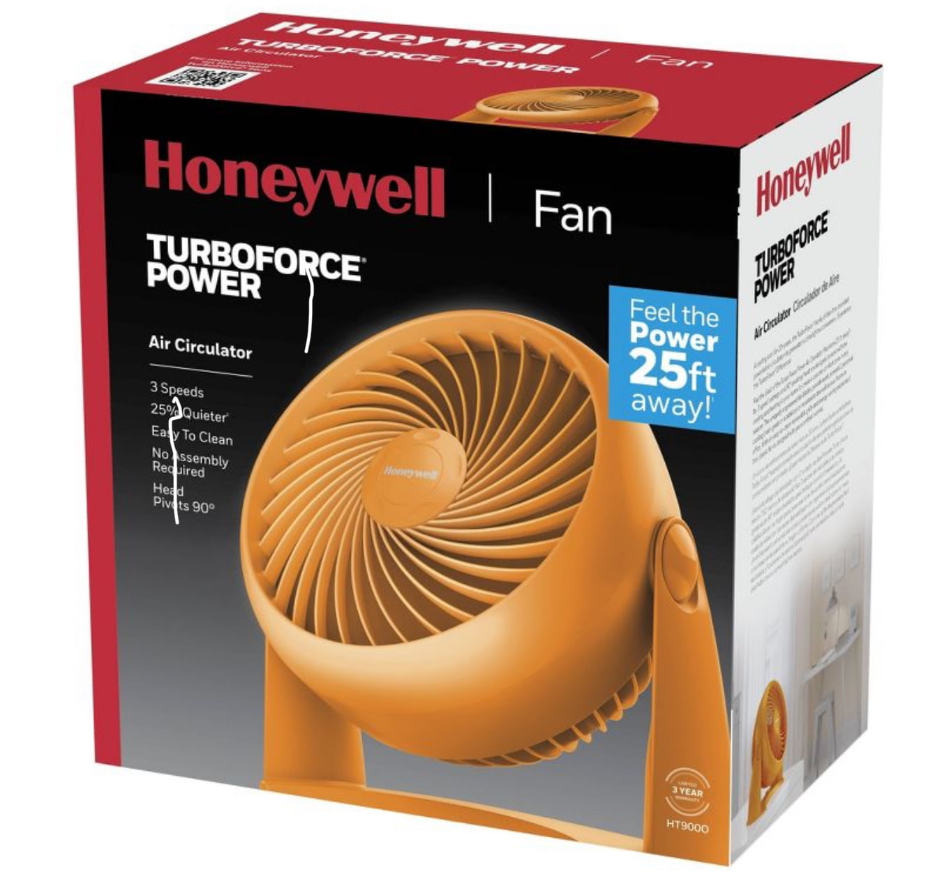 Honeywell Turbo Force Table Air Circulator Fan - Walmart.com