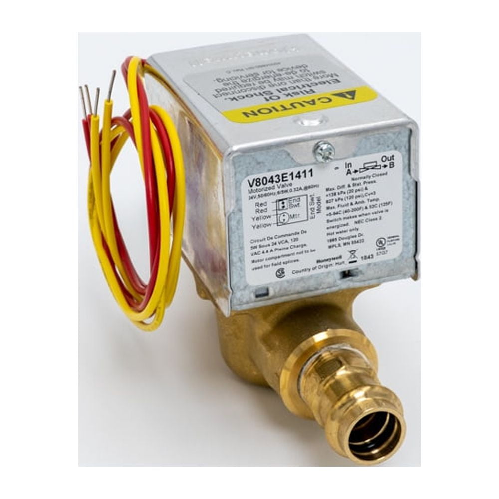 Honeywell V8043E1411 1/2in Viega Pro Press Zone Valve with End Switch ...