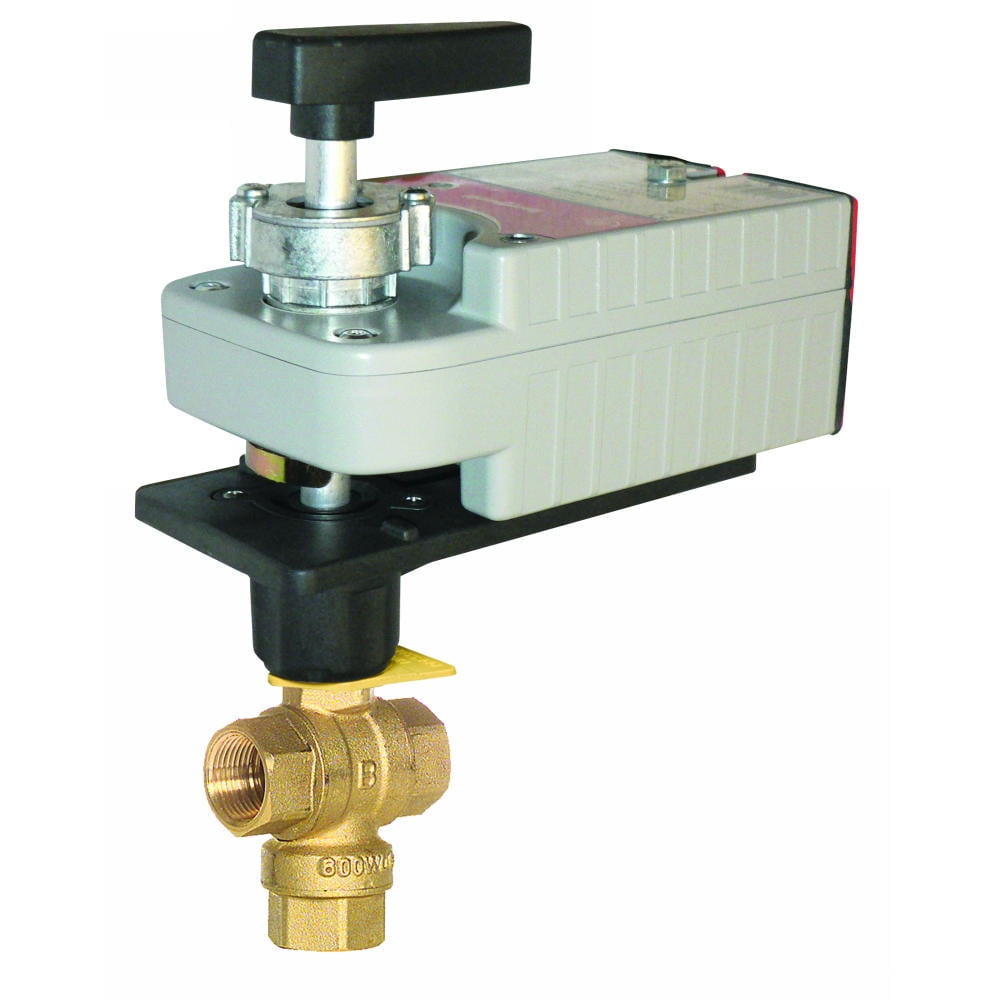 Honeywell VBN3CJPX6400 1 NPT 3-Way Equal Percentage, Spring Return Ball ...