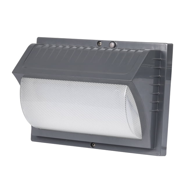 Honeywell Wall Pack 4500 Lumen LED Security Light, Gray Finish ...