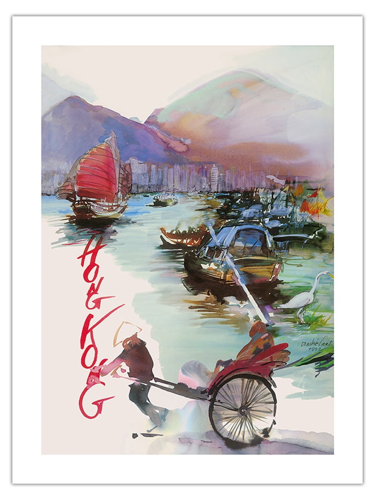 Hong Kong - China - SAS Scandinavian Airlines System - Rickshaw Junk ...