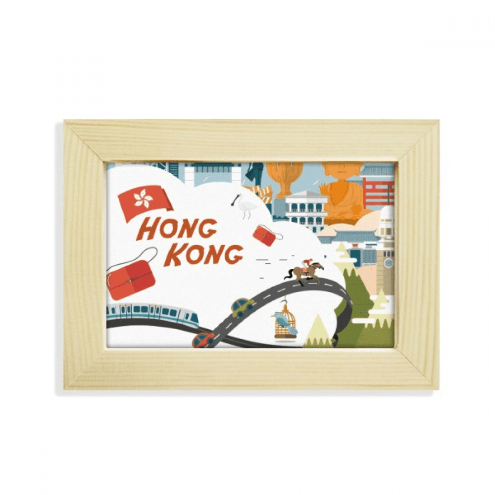 Hong Kong Famous Cartoon Places Desktop Decorate Photo Frame Picture ...
