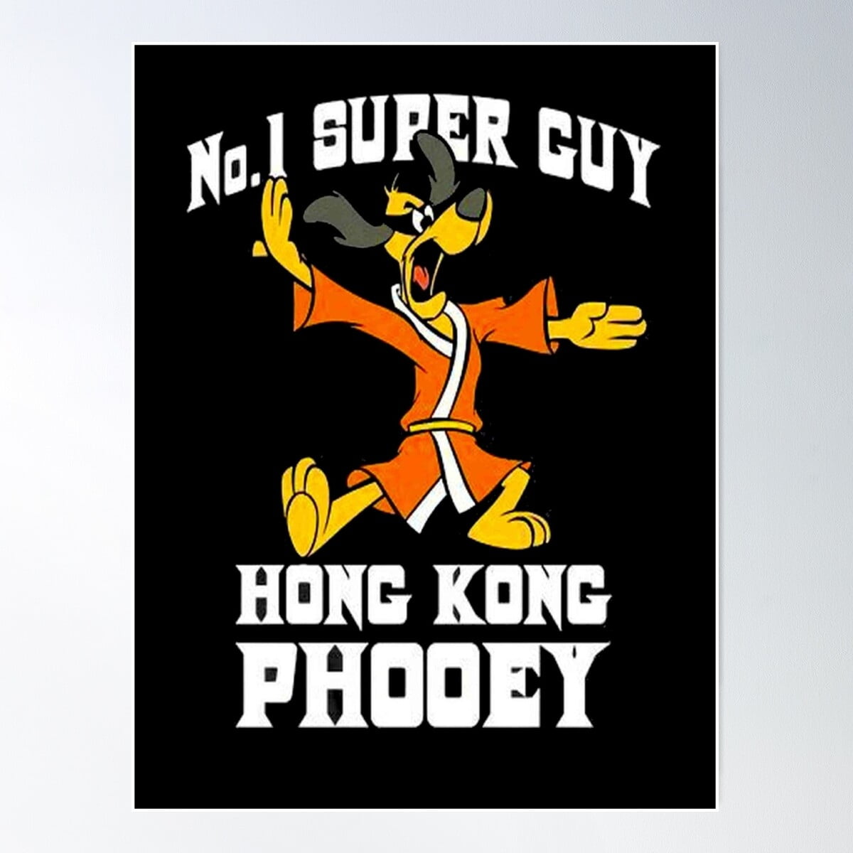 Hong Kong Phooey : Vintage Super Dog Karate Cartoon Abstract Character ...