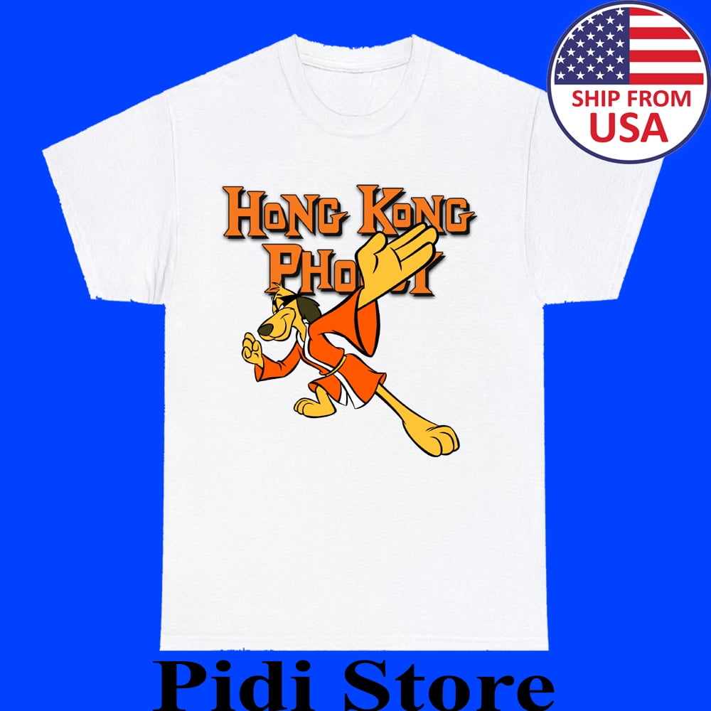 Hong Kong Pooey Cartoon Men's Grey T-Shirt Size S to 3XL - Walmart.com