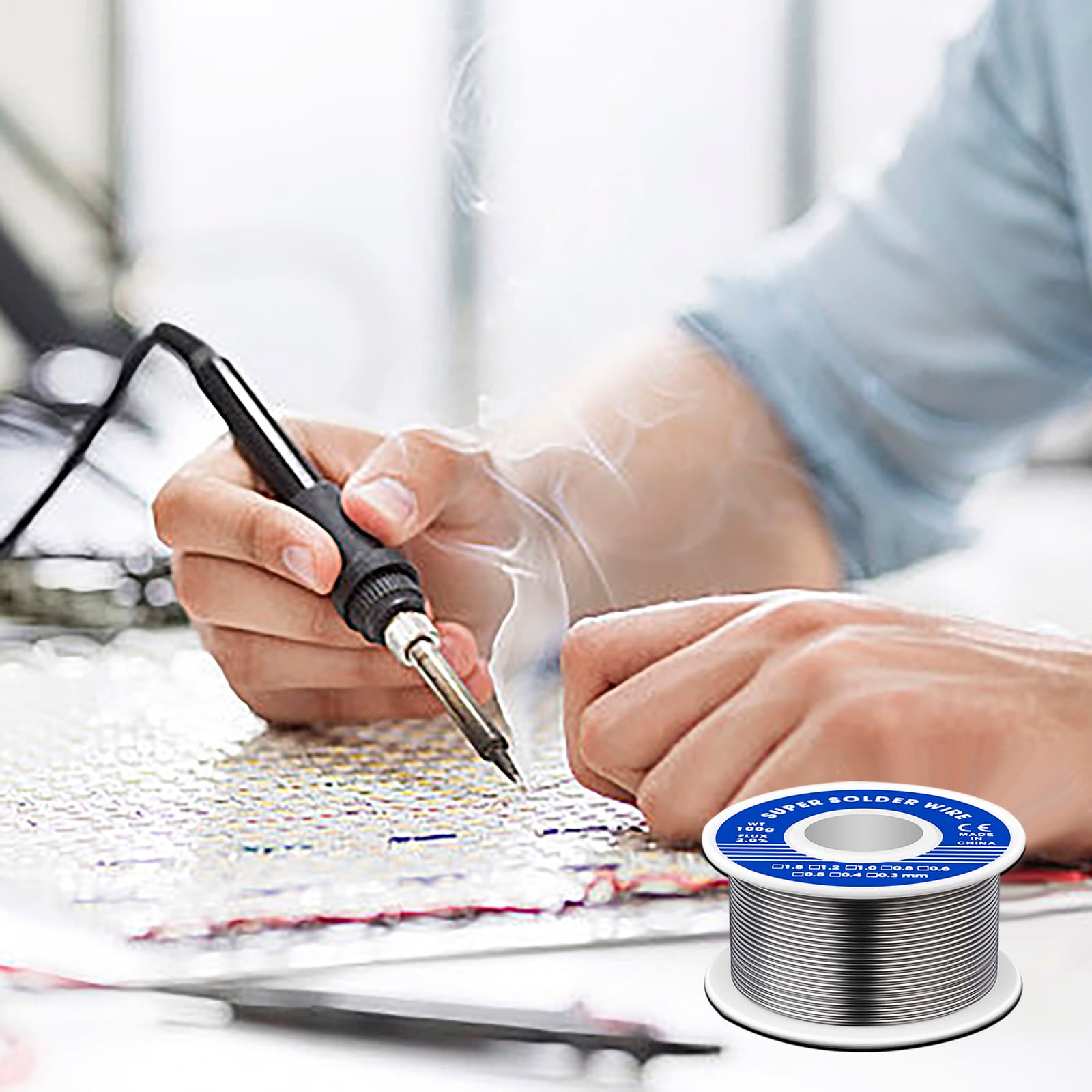 HongHeng 1 Roll Tin Lead Rosin Core Solder Wire for Electrical ...