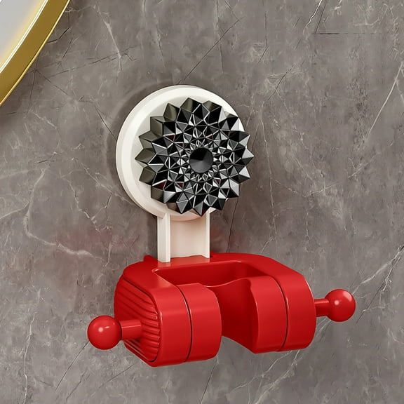 No Drill Shower Head Holder with Adjustable Angle & Suction Cup ...