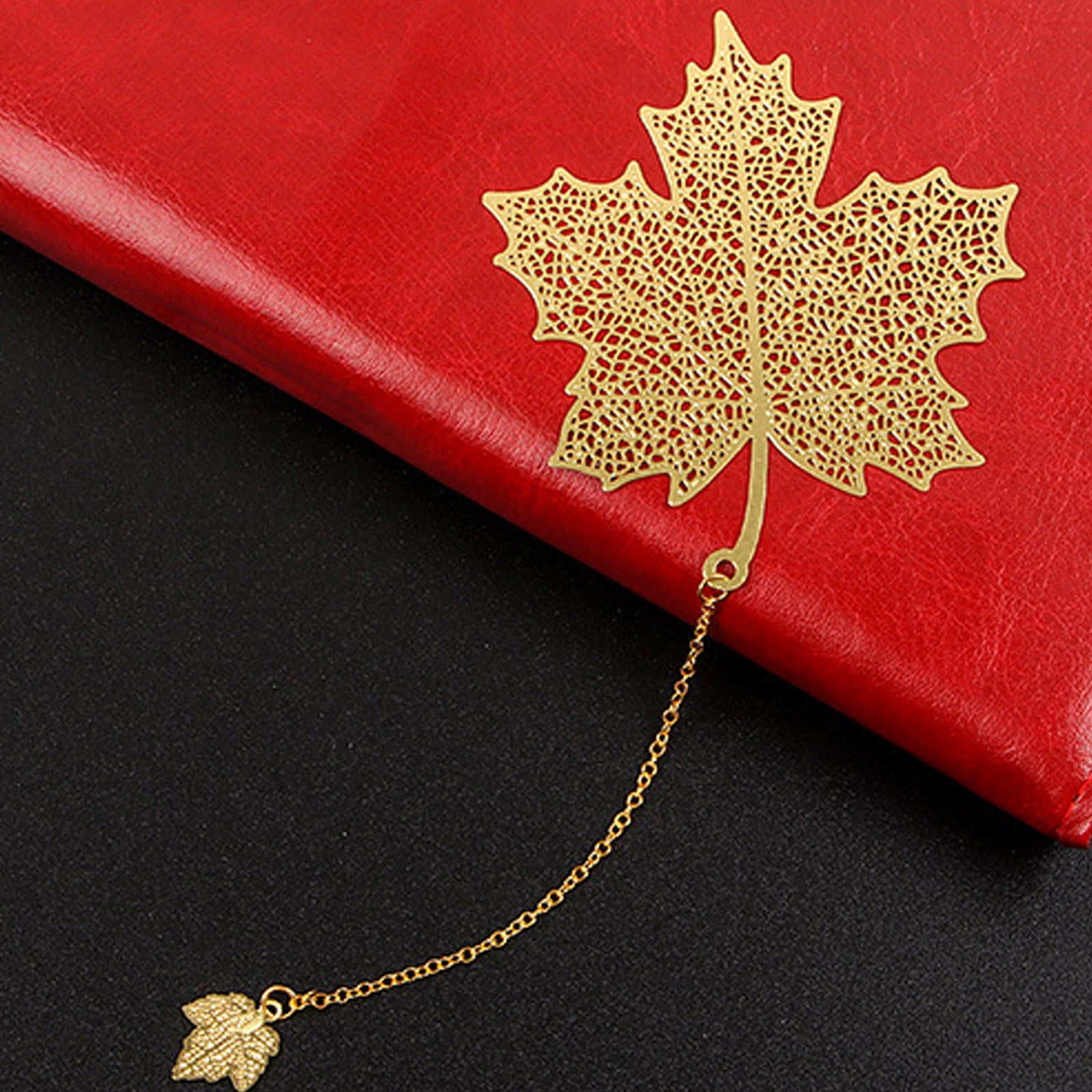 HongHeng 1Pc Metal Leaf Bookmark, Classical Vintage Bookmarks Book Page ...