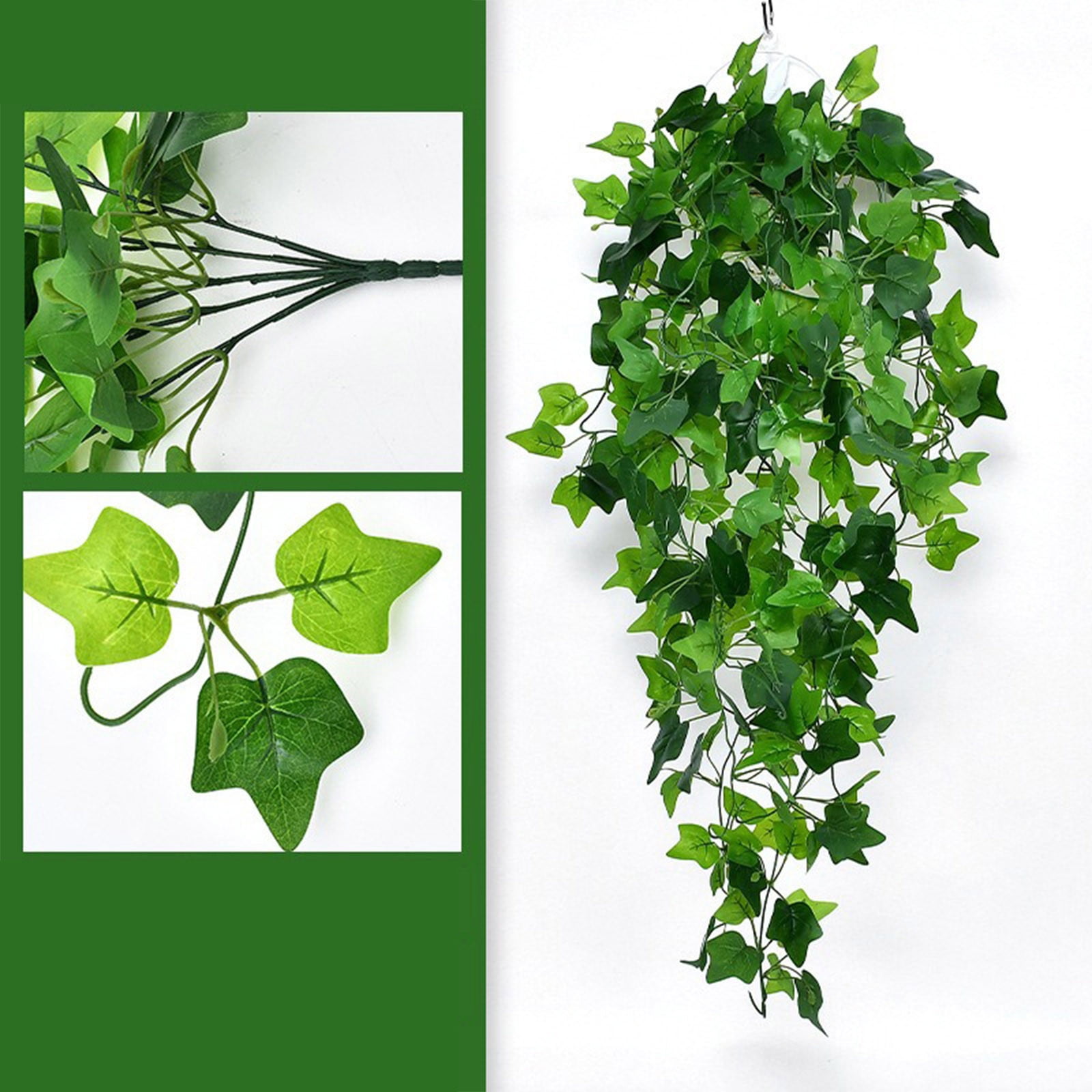 HongHeng Artificial Hanging Plants 1pc Artificial Outdoor Plants Fake ...