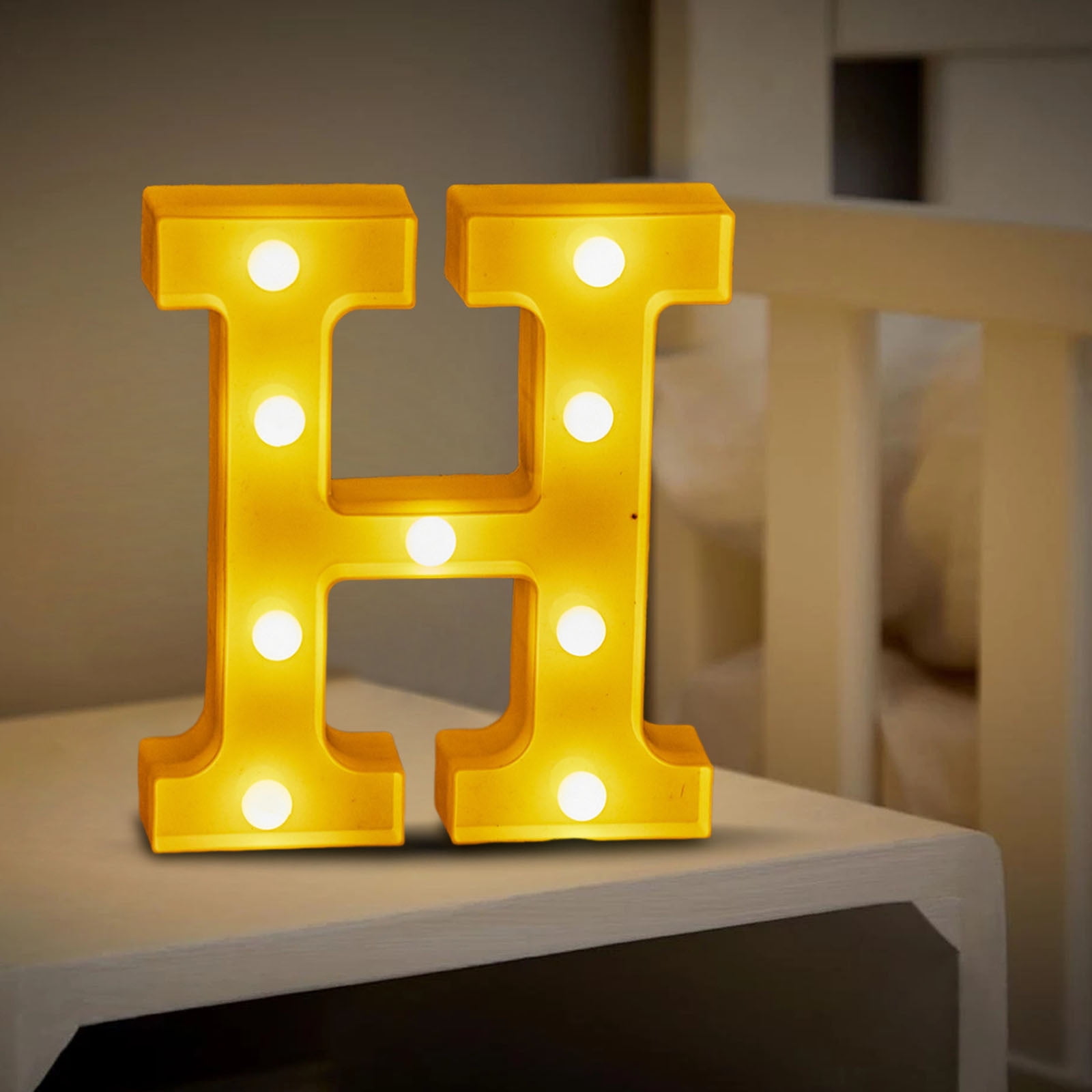 HongHeng Marquee Light Up Letters, Led Large Letters Sign 26 Alphabet ...