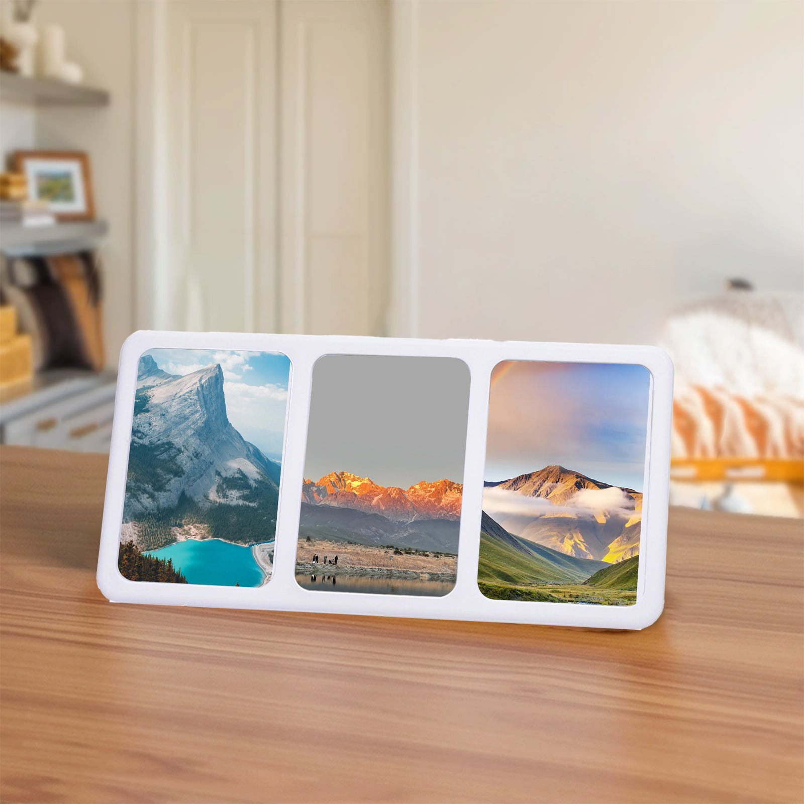 HongHeng Photo Collage Frame - Plastic Wall Frame - 3 Openings ...