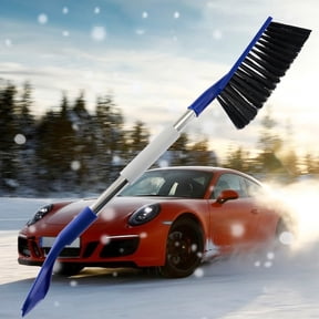 Motor Trend Winter Snow Brush,Broom with Soft Ergonomic Foam Grip, Ice ...