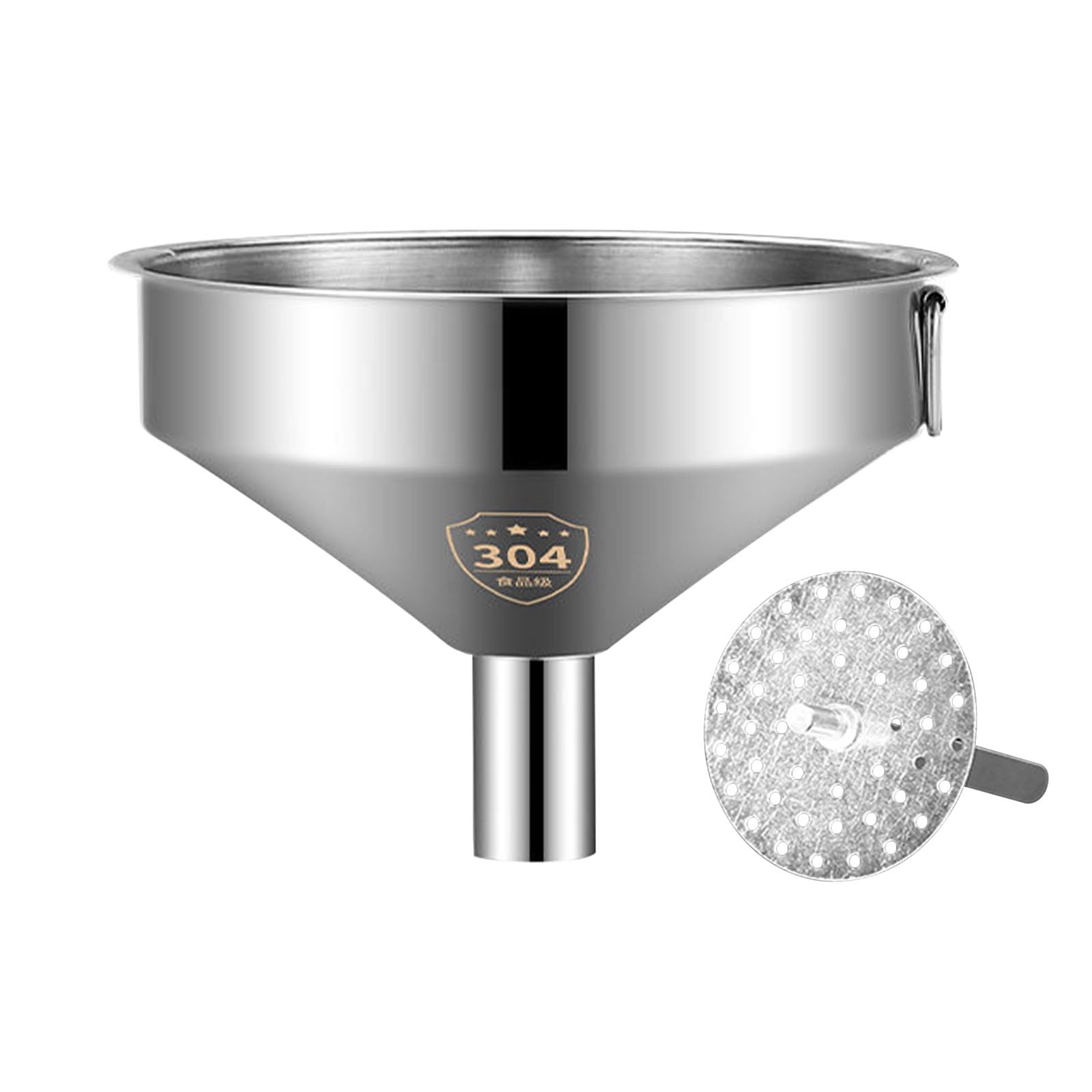 HongHeng Stainless Steel Funnel with Food Grade Metal Funnel for ...