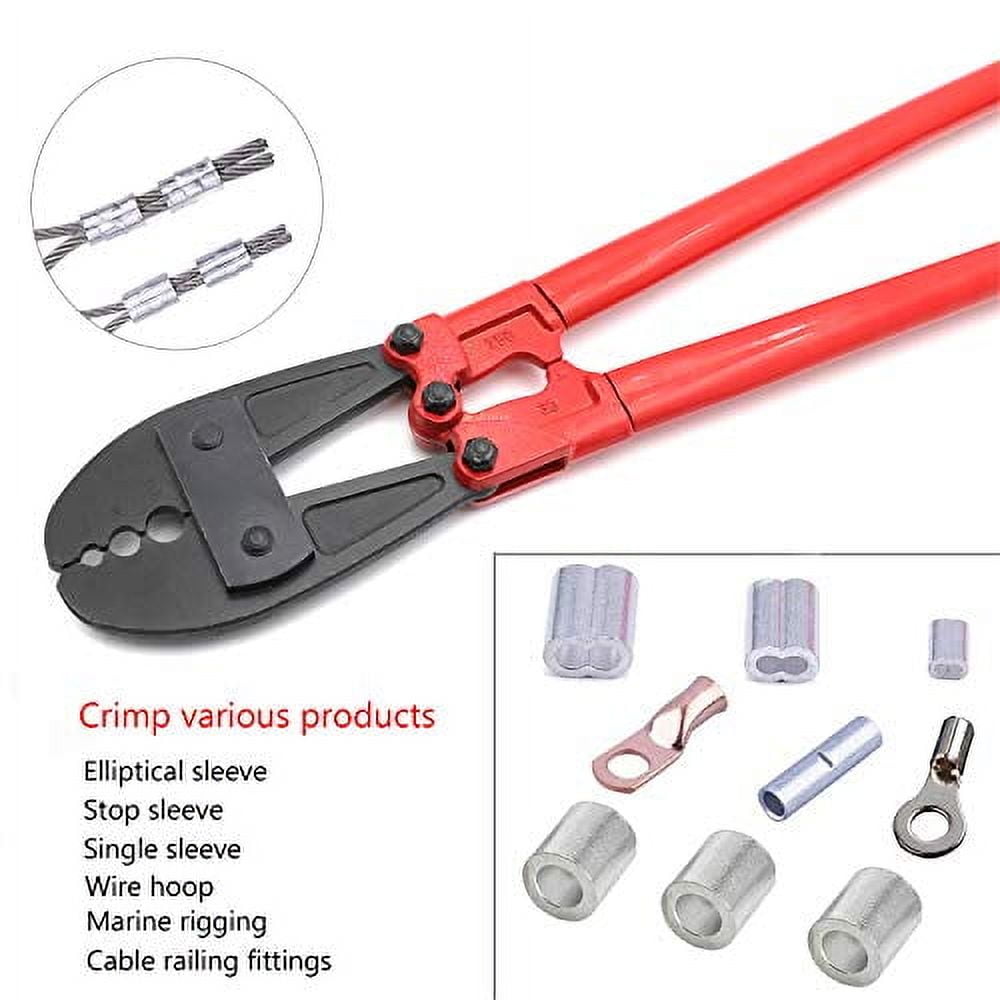HongK- 30" Hand Swager Swaging Crimping Tool for Wire Rope Cable Swage ...