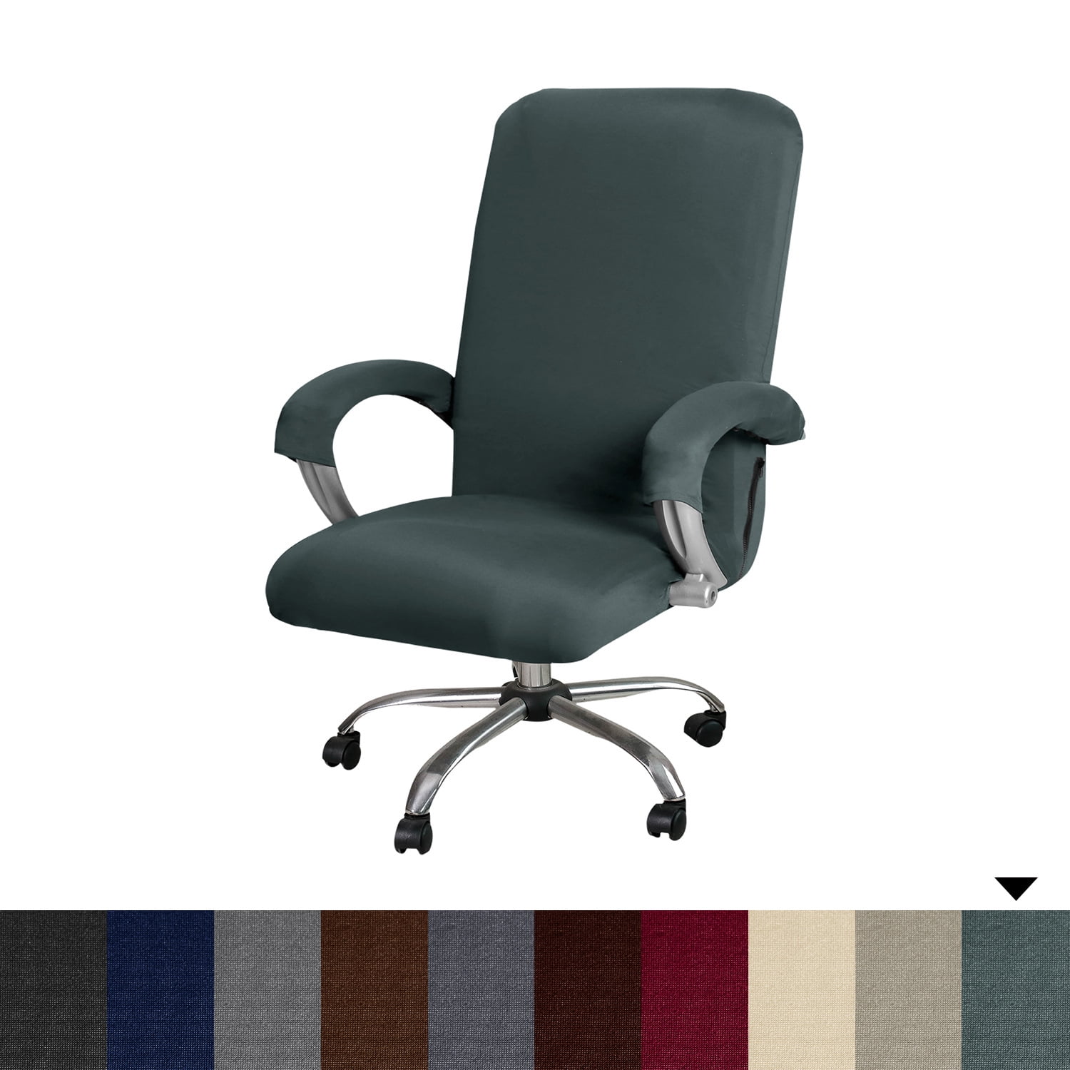 HongKeJi Office Chair Cover, Universal Stretchable Desk Chair Cover ...