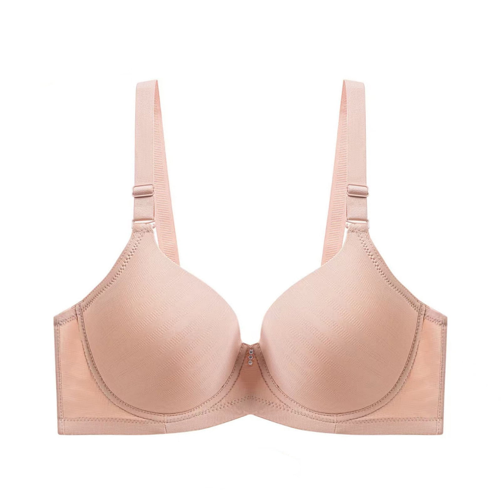 HongQid Breathable Underwire T-Shirt Bra Lightweight Everyday Bra for ...