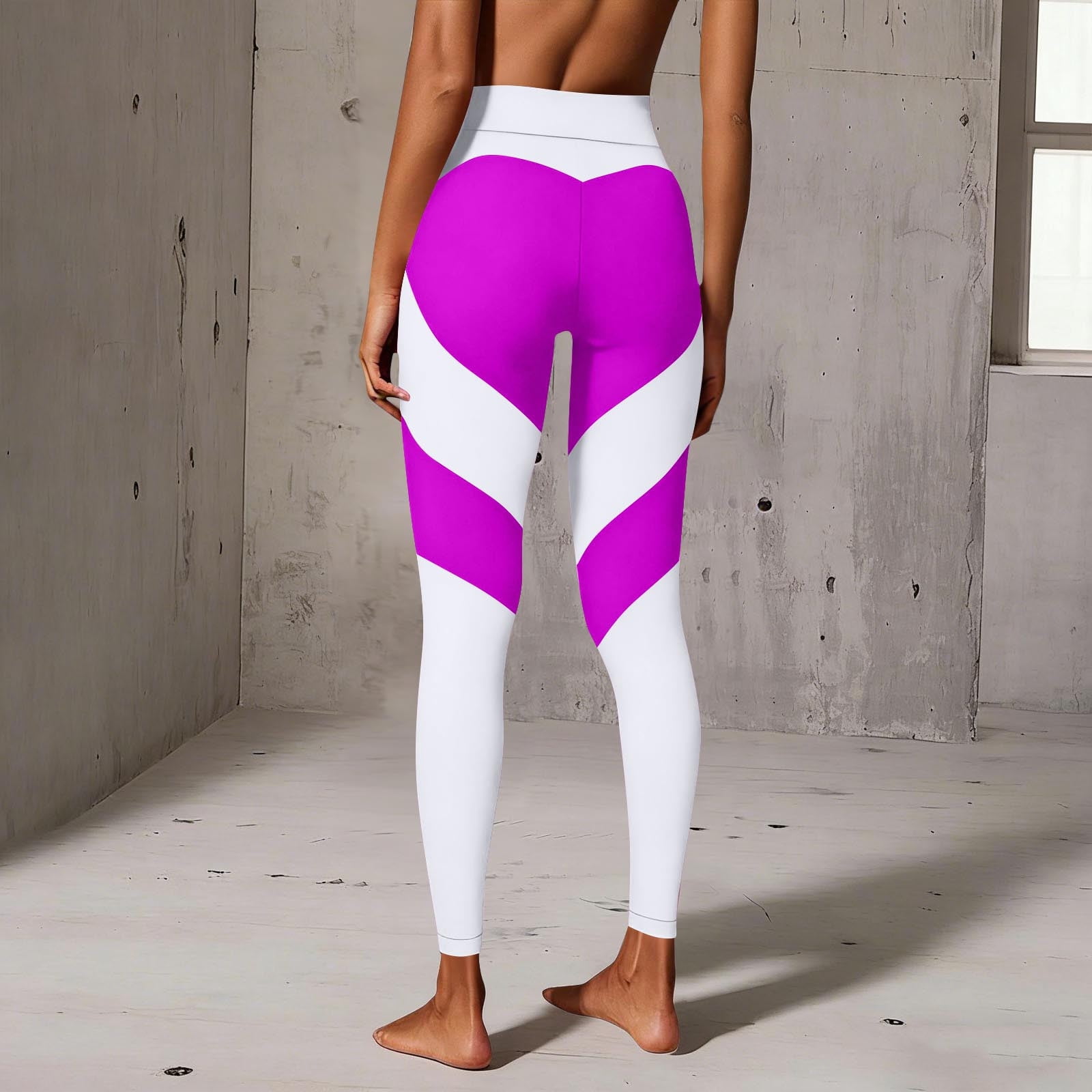 HongQid High Waisted Yoga Pants for Women 4-Way Stretch Soft Running ...