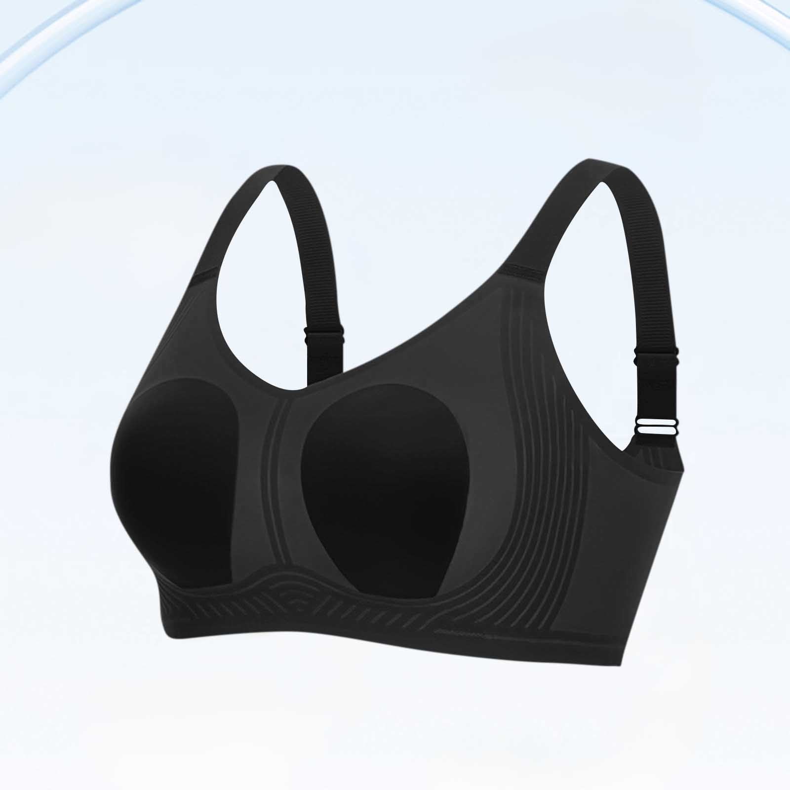HongQid Lightweight Push Up T-Shirt Bra Seamless Wireless Padded Bra ...