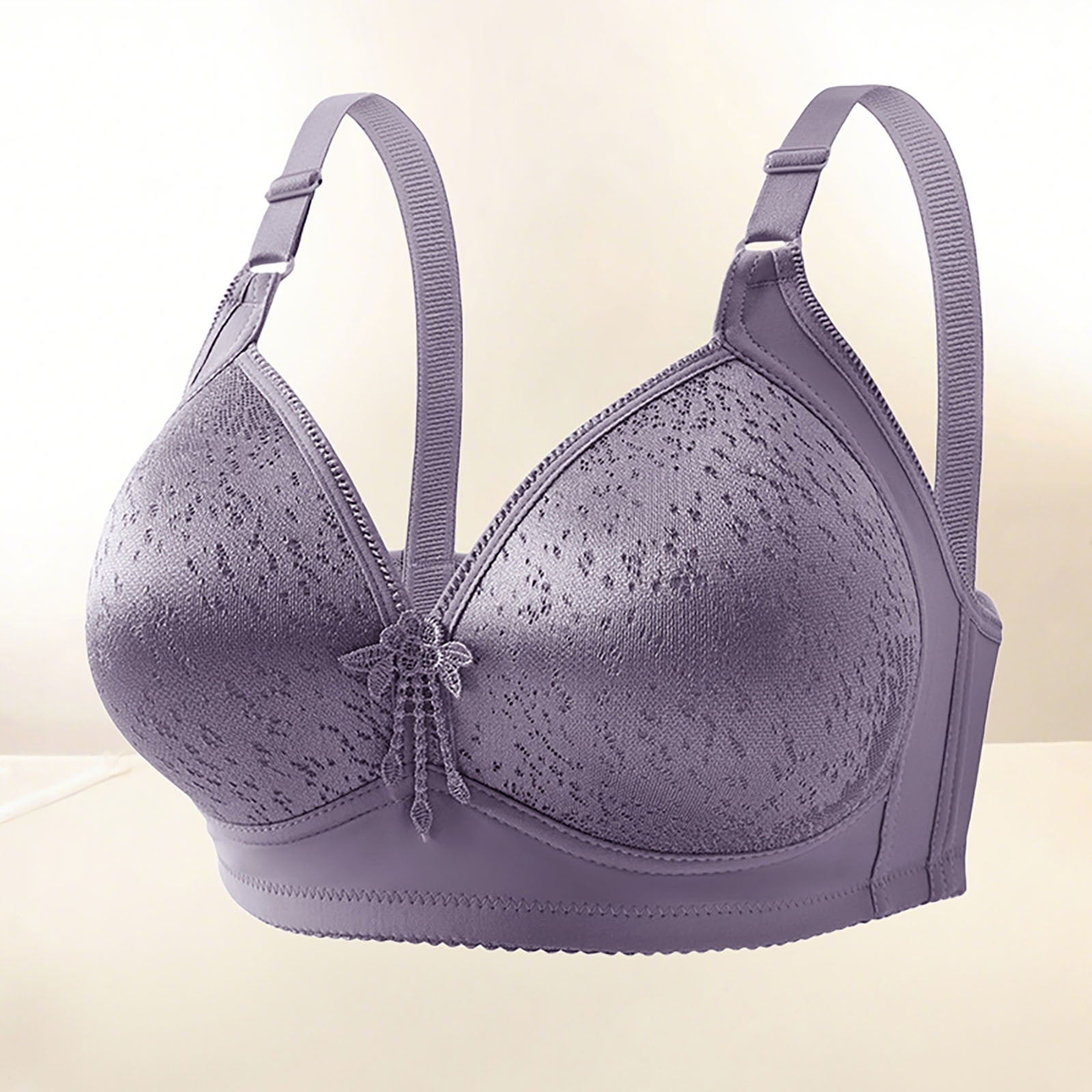 HongQid Plus Size Push Up Bra for Women Smoothing Bra Seamless ...