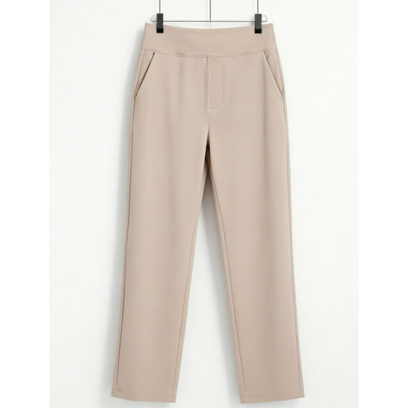 HongQid Yoga Pants Women High Waist Dress Work Pants with Pockets ...